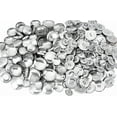 6Sets 6 Styles Aluminum Blank Buttons with Plastic Tools for Craft ...