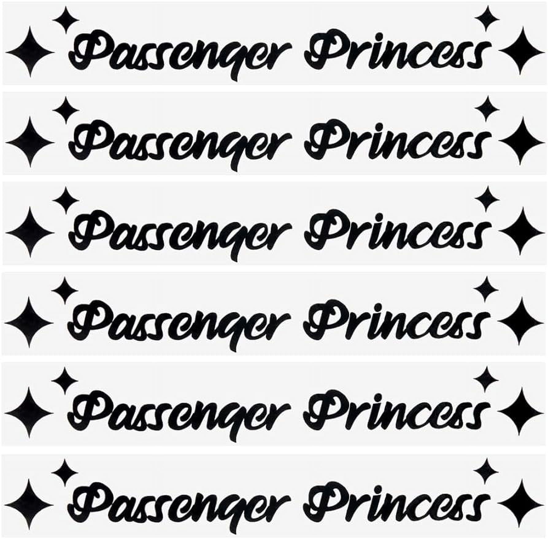 6Sheet Rearview Mirror Decal Passenger Princess Vanity Mirror Stickers ...