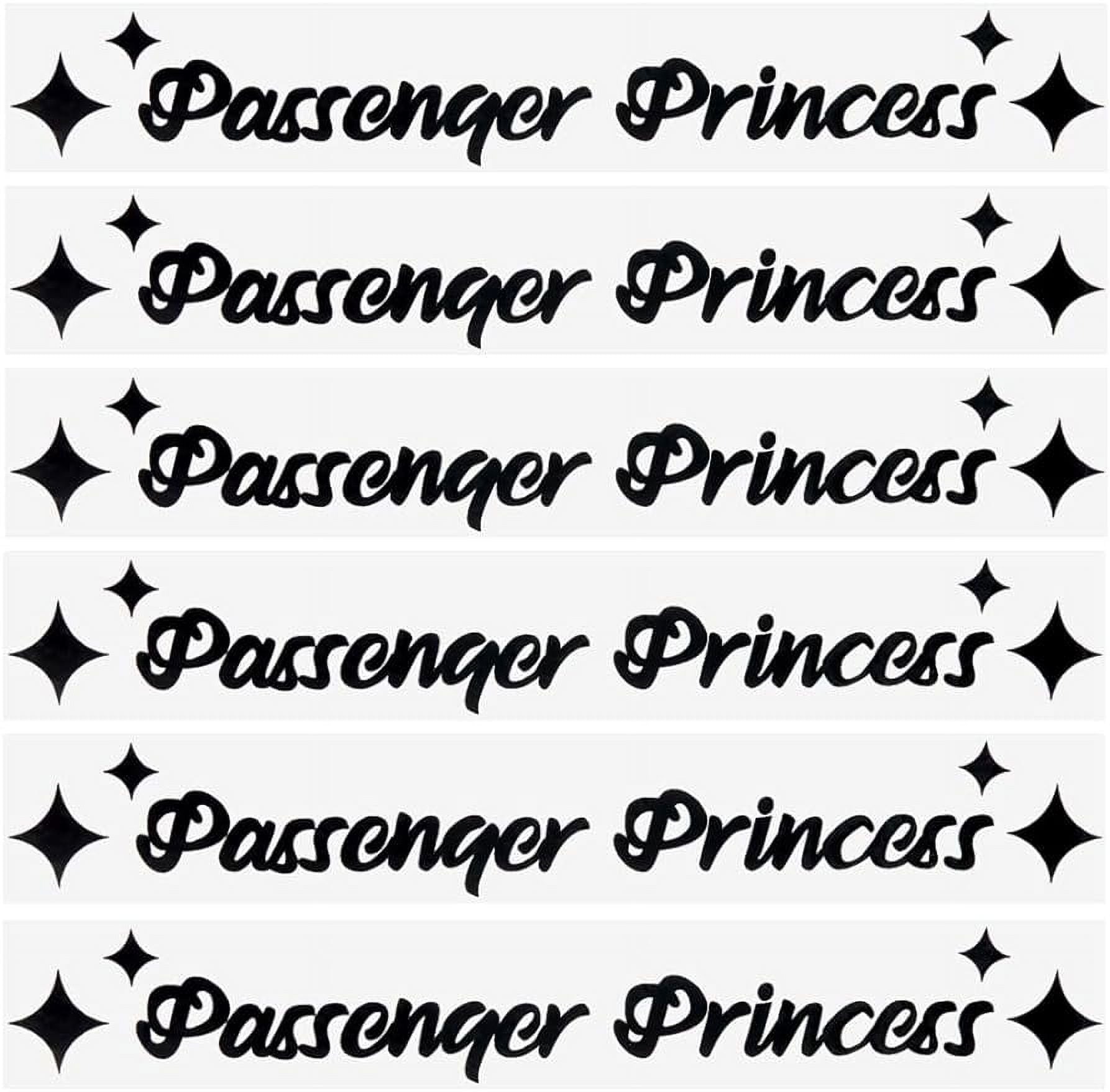 6Sheet Rearview Mirror Decal Passenger Princess Vanity Mirror Stickers ...