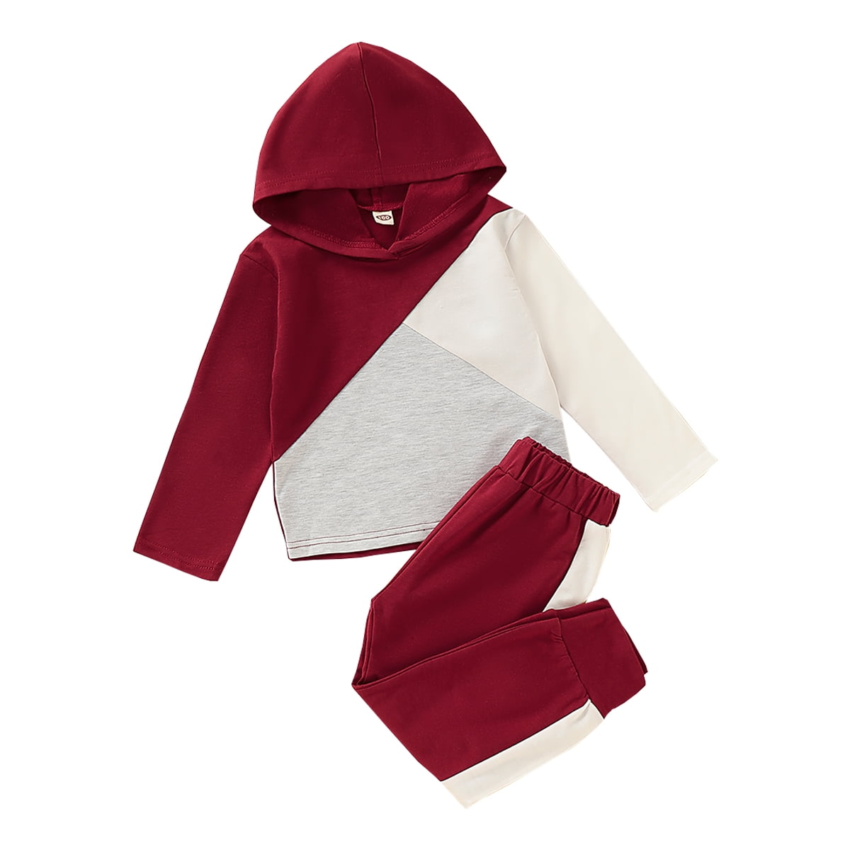 6T Kids Girl Clothes Little Girl Outfits Hooded Long Sleeve Tops Pants ...