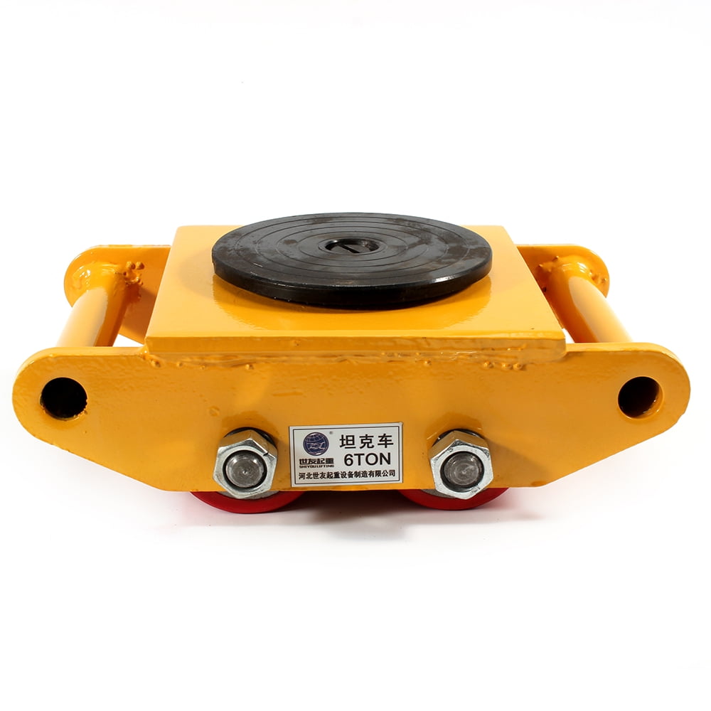 6T Rotating Machinery Mover Heavy Machine Dolly Equipment Roller Skates ...