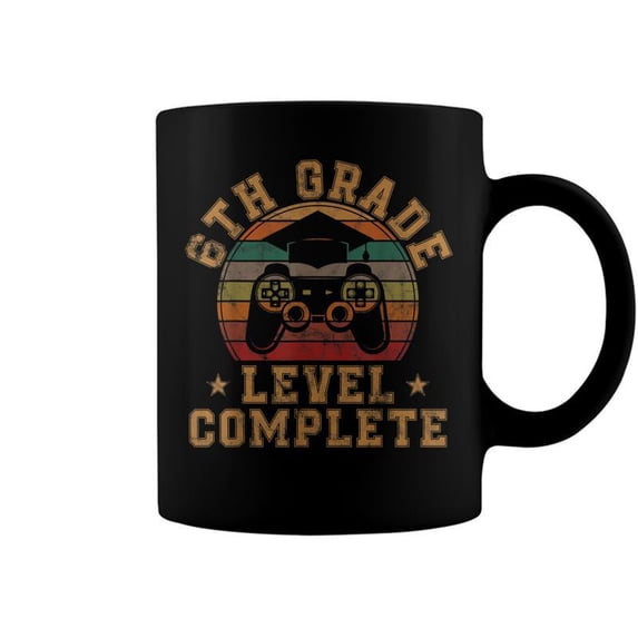 6Th Grade Level Complete Sixth Grade Graduation Video Gamer V2 Coffee ...