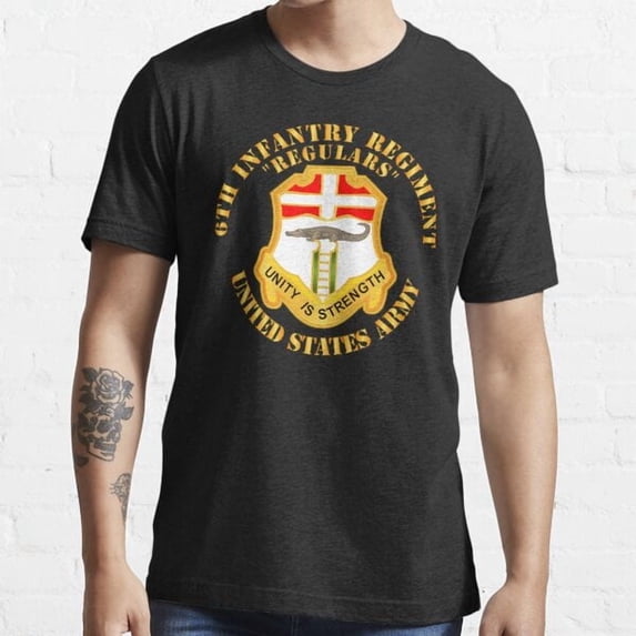 6Th Infantry Regiment Regulars Essential T-shirt - Walmart.com