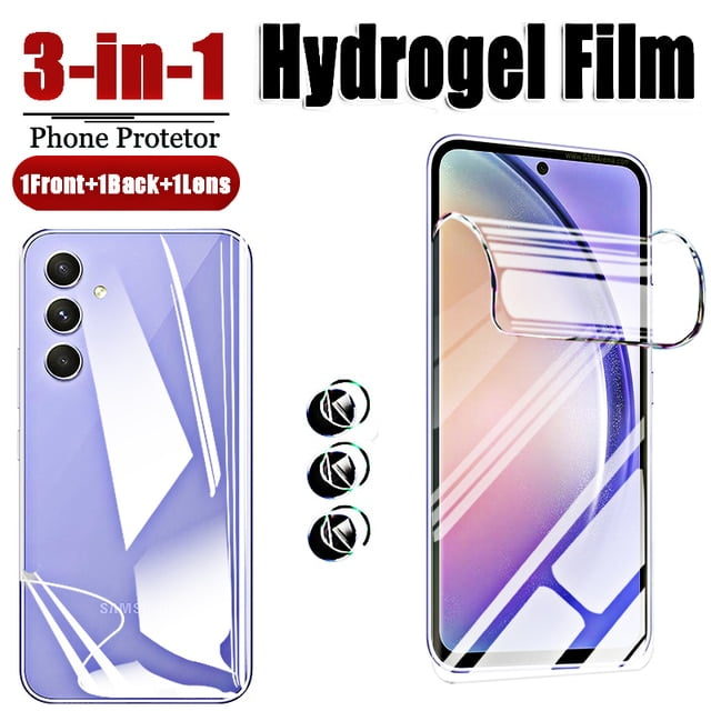 6To1 Front Back Lens Hydrogel Film for Samsung Galaxy A54 A24 A34 5G ...