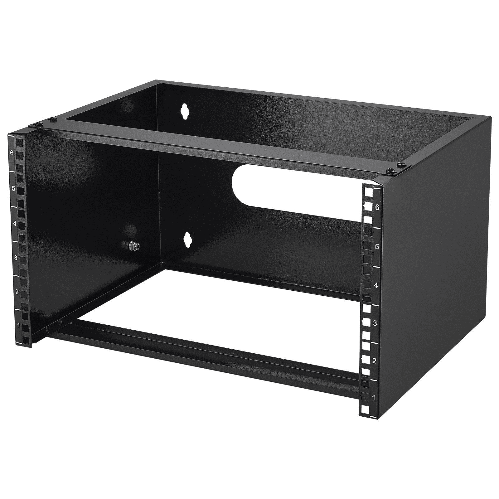 6U Wall Mount Network Rack, 14 Inch Depth, 50 lbs Capacity - Server ...