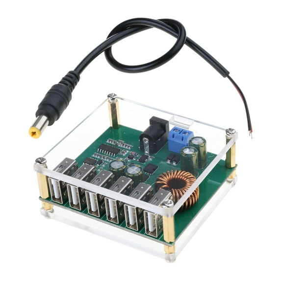 6USB DCBuck Converter Power Supply Module 6 USB Output Port for Stable ...