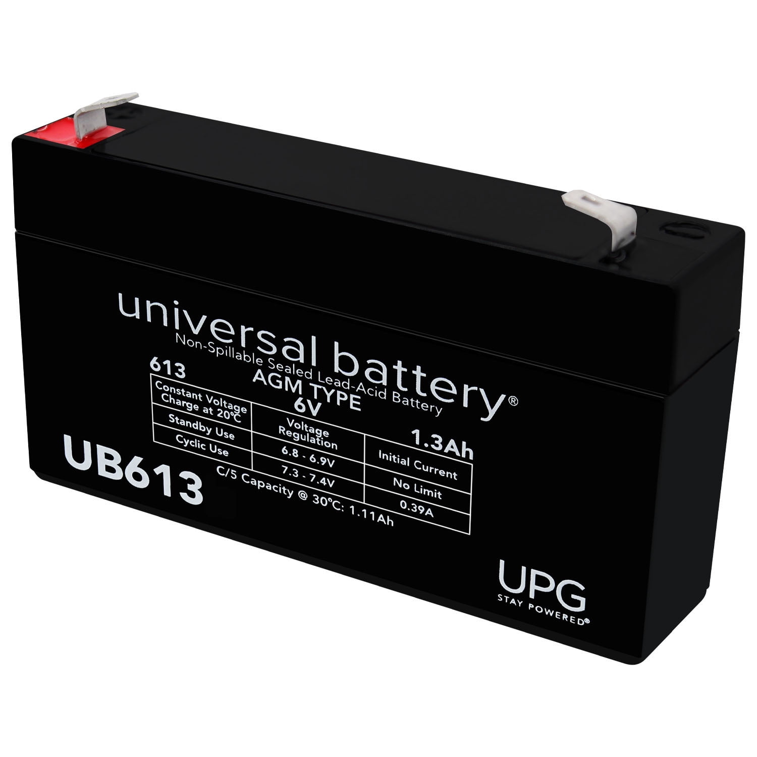 6V 1.3AH GE 600-1054-95R Simon XT Replacement Battery - Walmart.com
