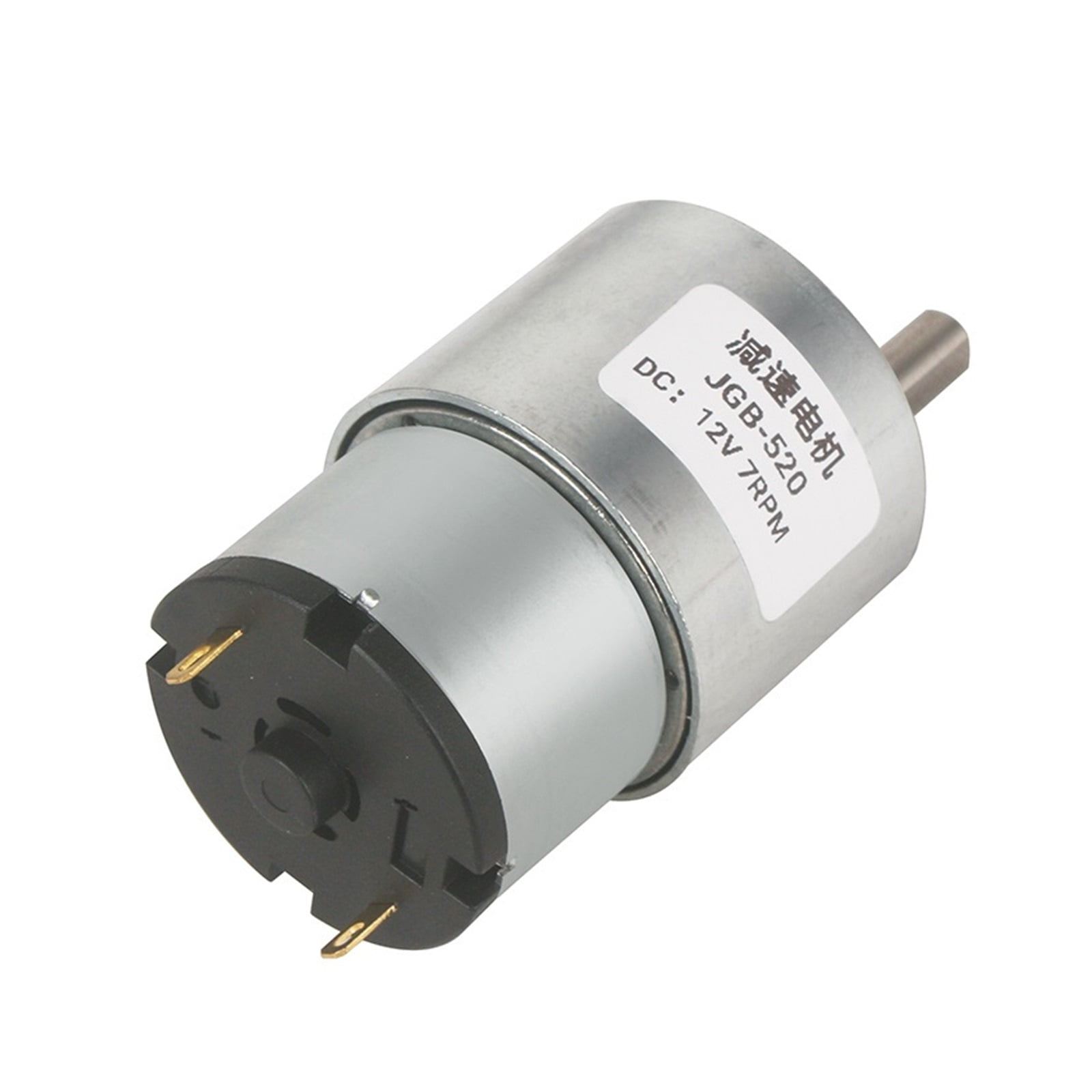 6V/12V/24V DC Gear Motor 7RPM To 960RPM High Torque Gear Box JGB37-520 Reversible Electric ...