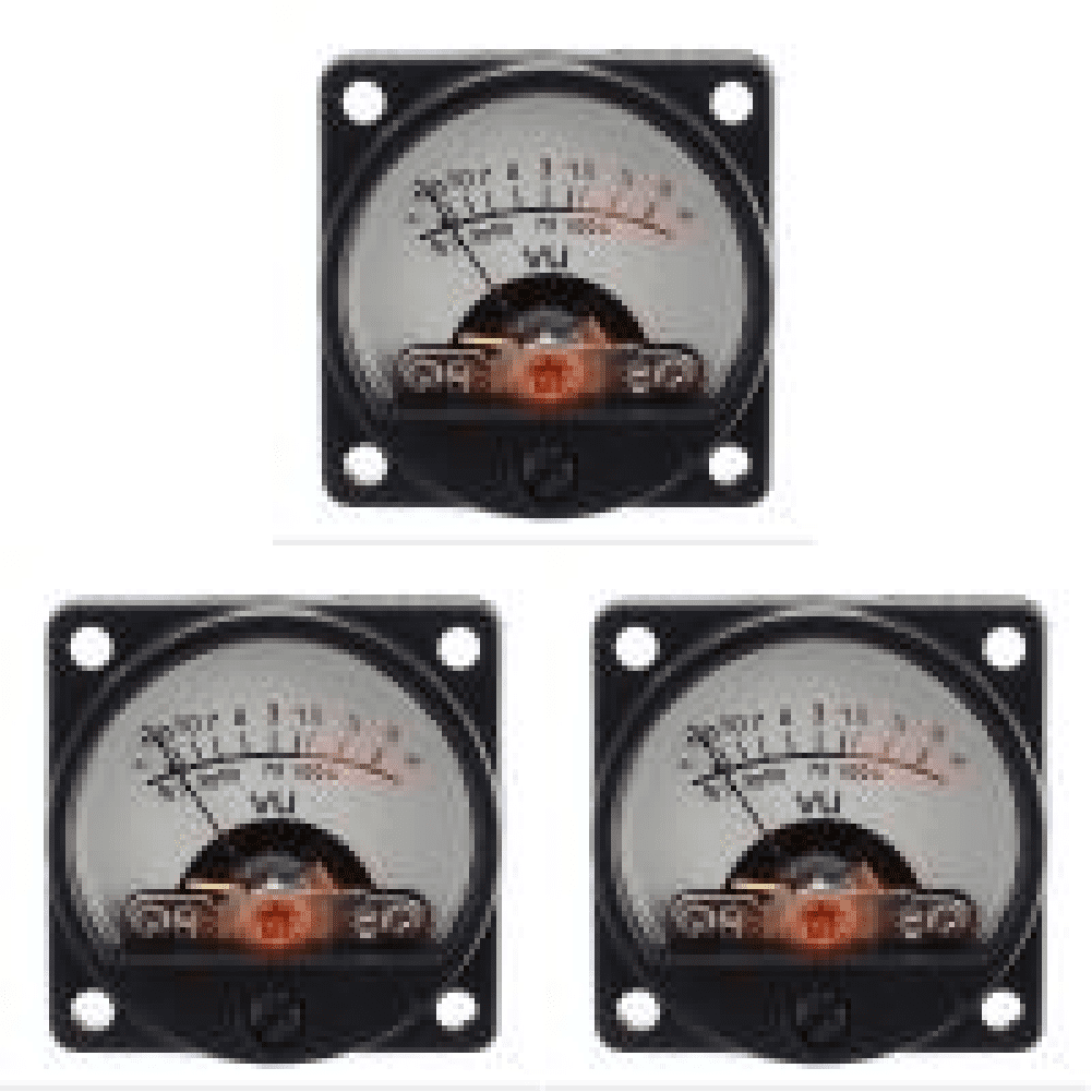 6V-12V Panel VU Meter Warm Back Light Recording 500UA VU Meter Audio ...