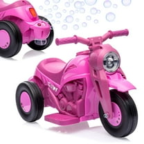 CIPACHO Kids Ride-on Motorcycle, 6V Battery Powered Motorbike with Detachable Training Wheels ...