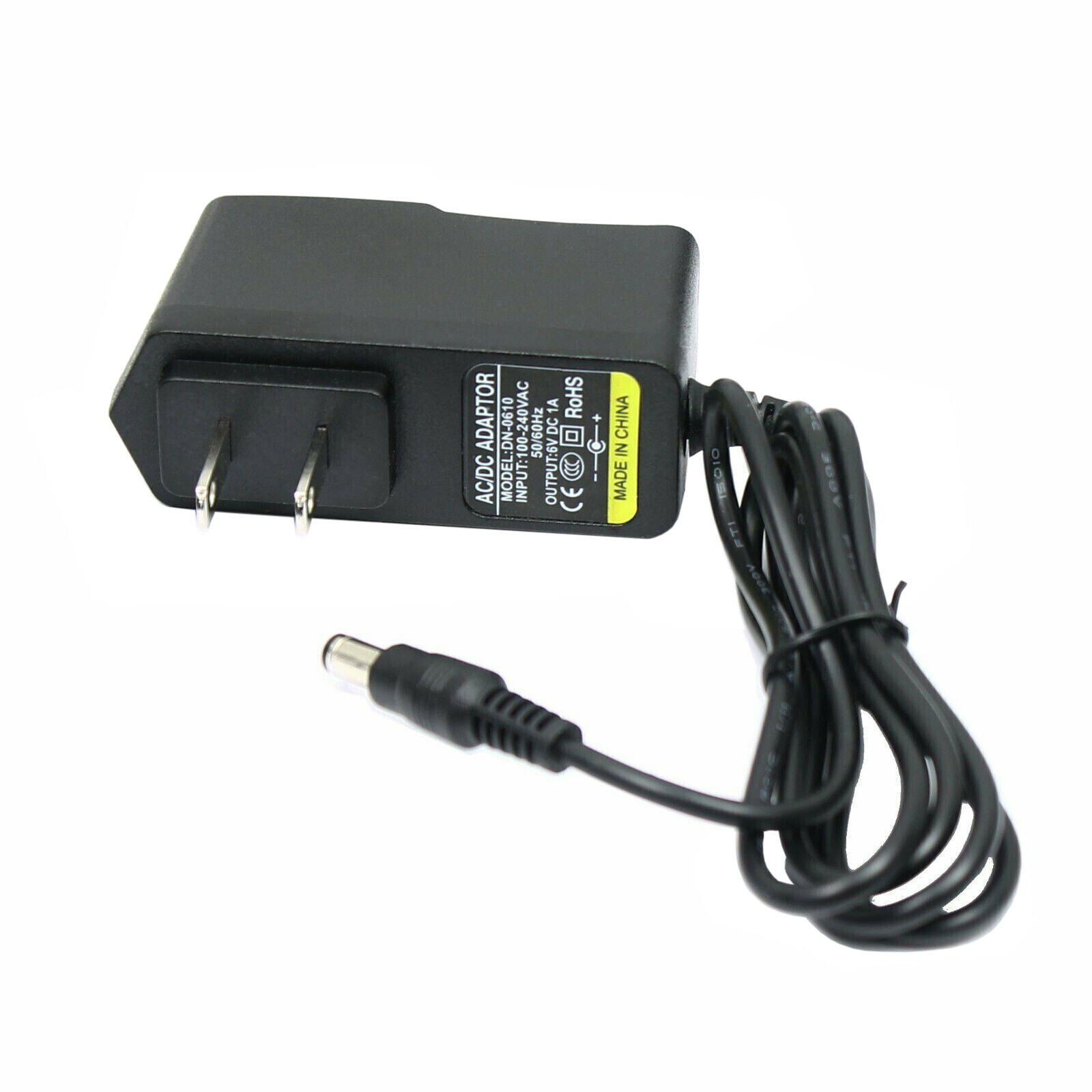 6V 1A 1000ma AC 110/220V to DC 6 Volt Power Supply Adapter 5.5mm x 2 ...