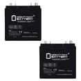 6V 230AH Dual Terminal SLA Replacement Battery Compatible with E-Z-GO ...