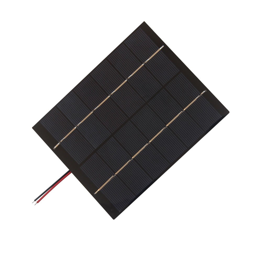 6V 2W Solar Panel Board Solar Panel with Cable for Diy Outdoor Power ...