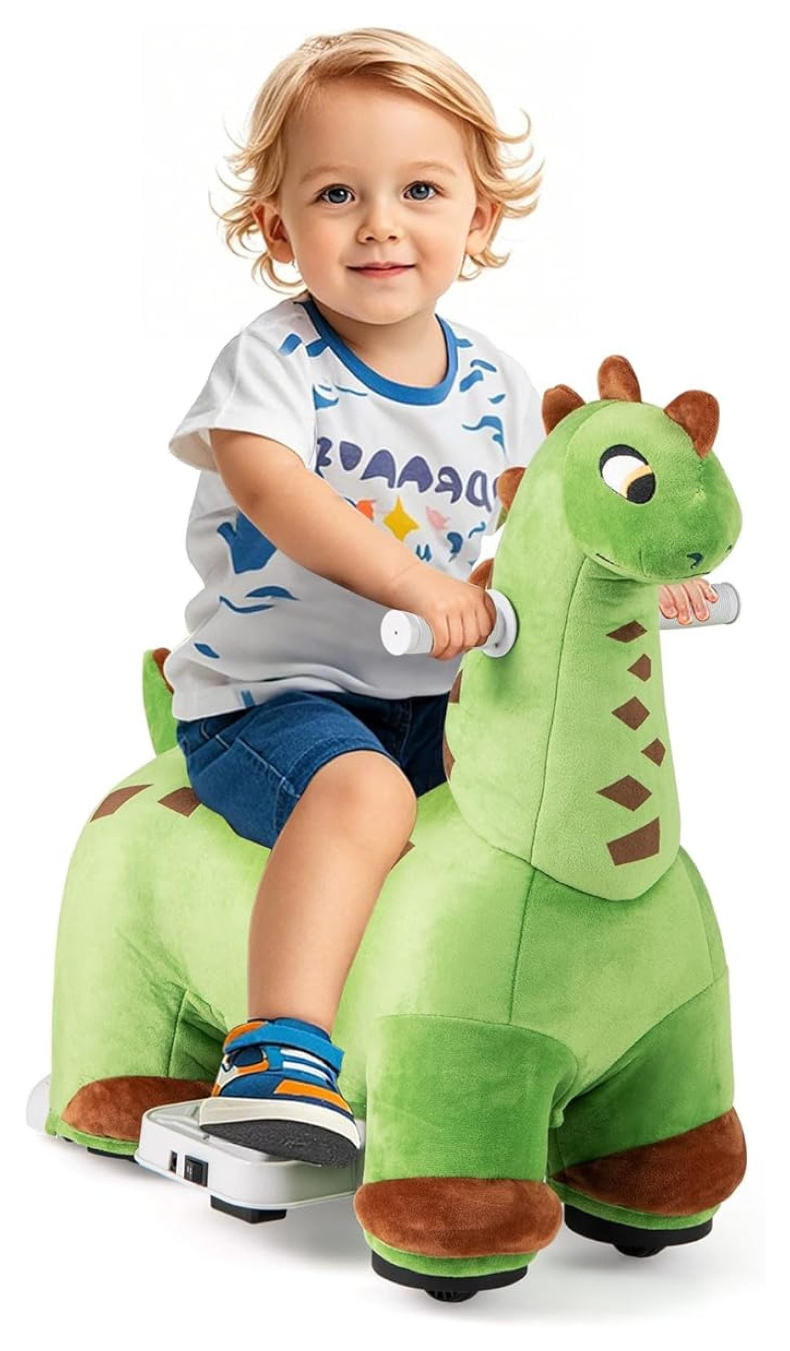 6V Dinosaur Ride on Toys, Battery Powered Motorized Ride on Dinosaur ...