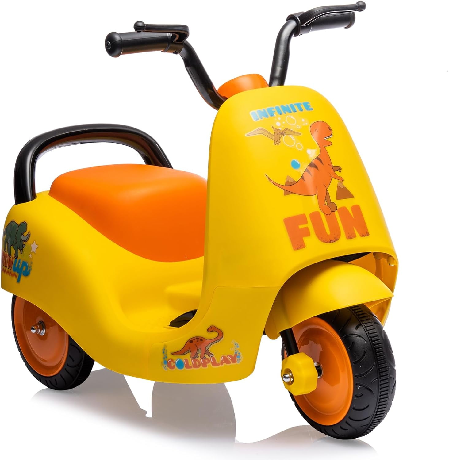 6V Electric Ride-On Motorcycle for Toddlers, Battery-Powered Motorbike ...