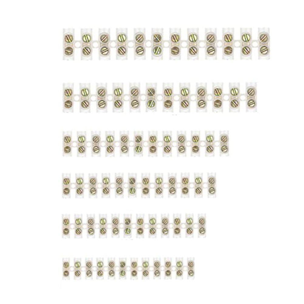 6Values Electrical Terminal Connectors Blocks Kit 12 Way Wire ...
