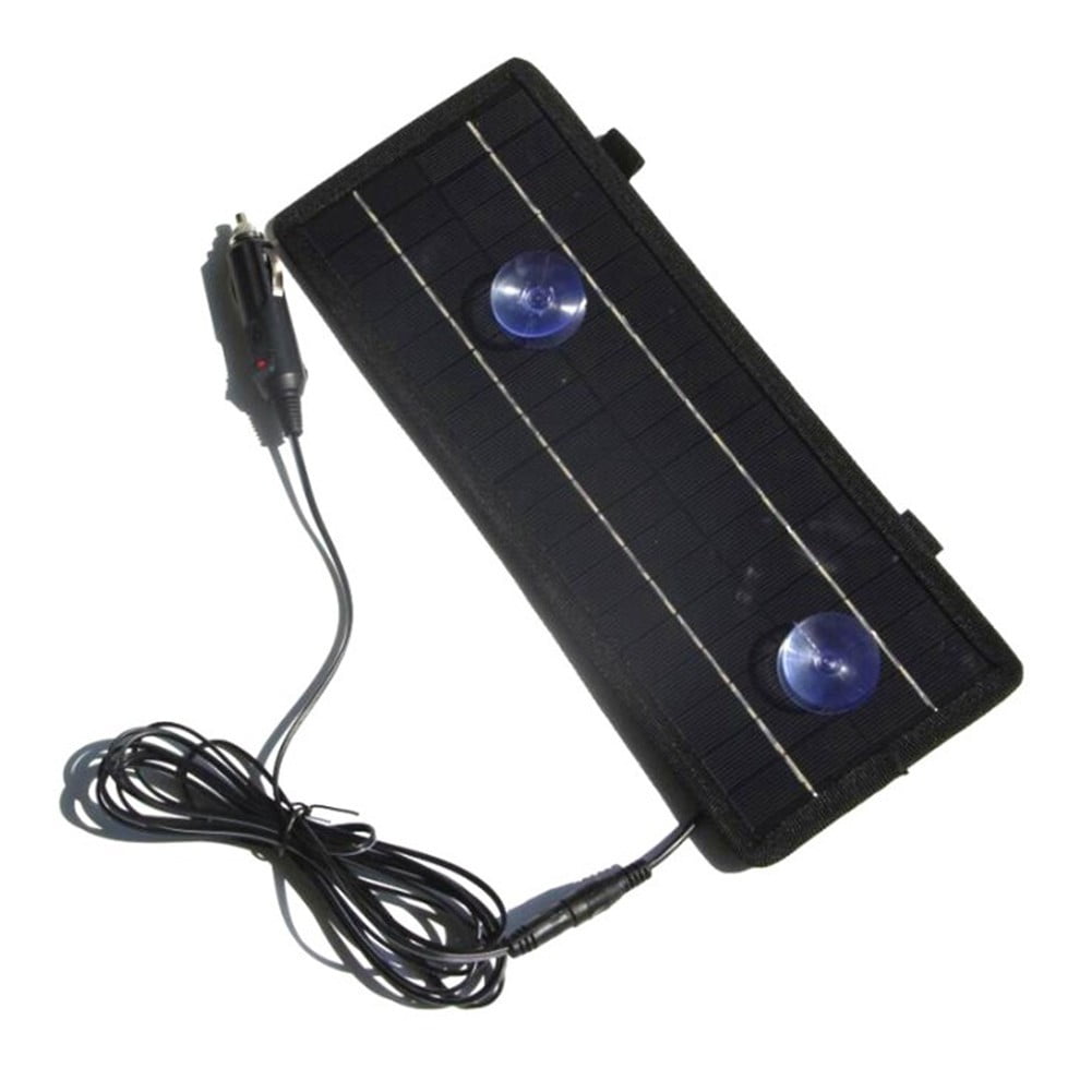 6W 12V Solar Panel Battery Charger For Car Van Caravan Boat High ...