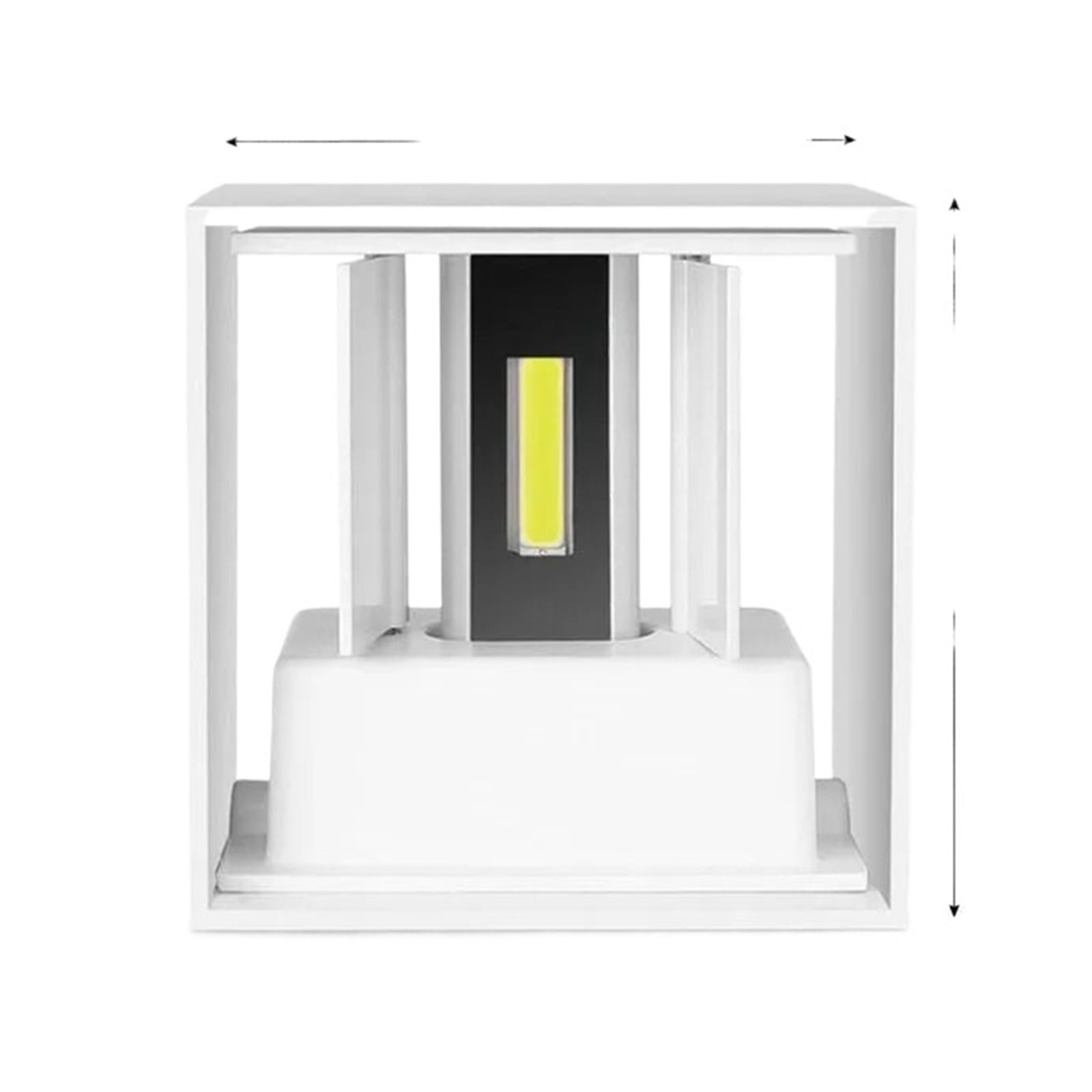 6W 12W Waterproof AC85-265V Surface Mounted LED Wall Light, Modern ...