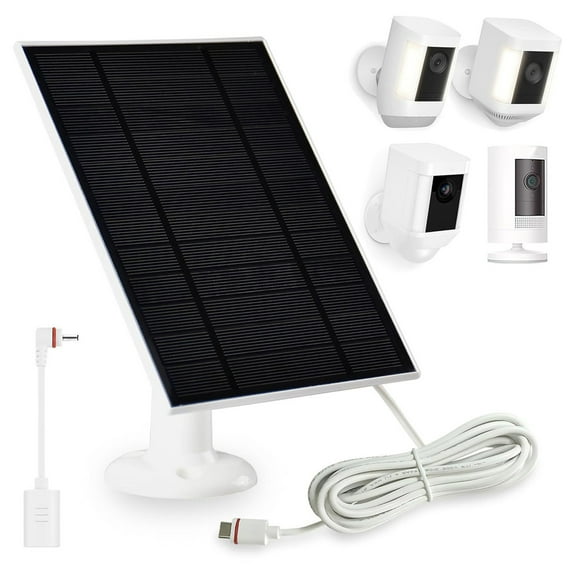 6W 5V Shingled Solar Panel for Outdoor Security Camera Applications ...