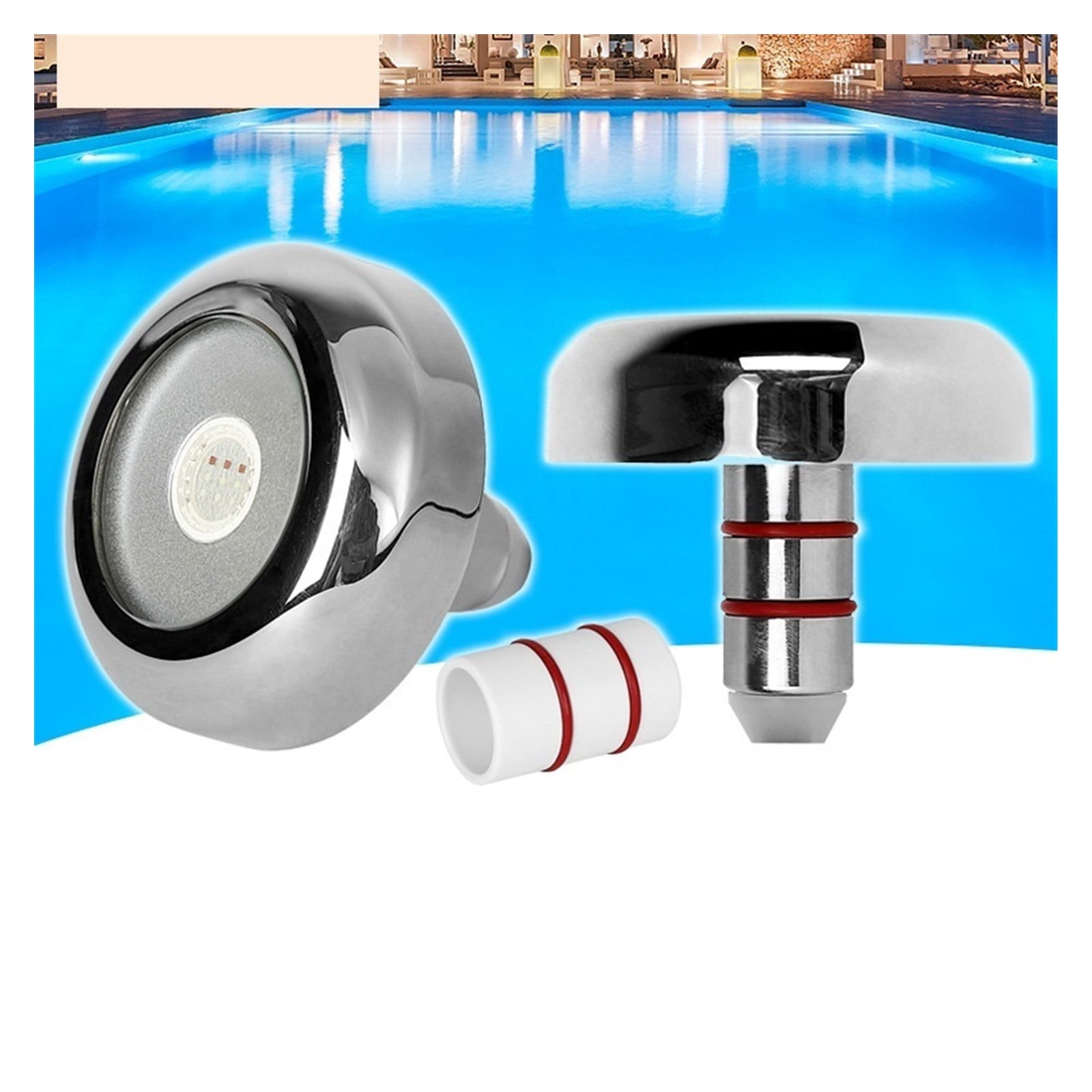 6W, 9W Swimming Pool Lights Waterscape Lights Stainless Steel Mini ...