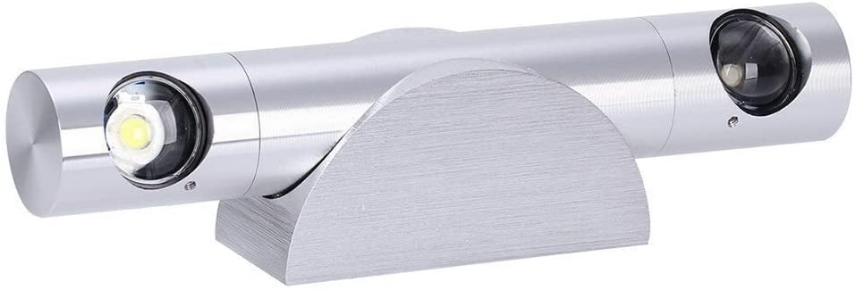 LOSTYE 6W LED Wall Light, Aluminum, Double Rotation 360, Interior ...