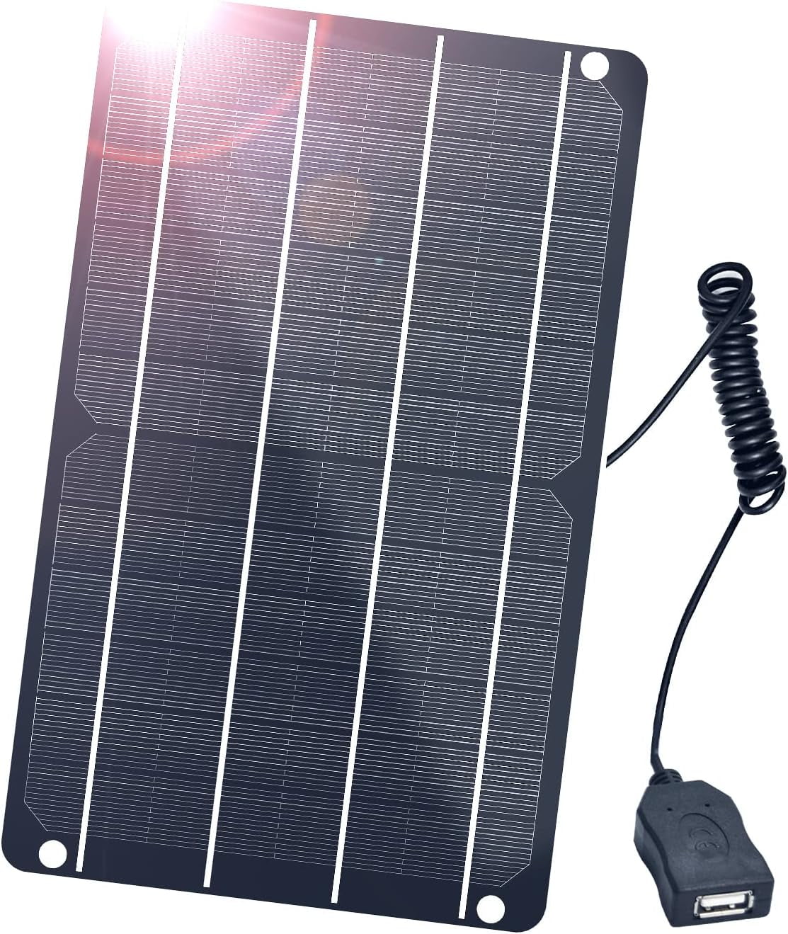 6W Solar Panel, 5V/1A Mini USB Solar Panel,IP67 Waterproof ...