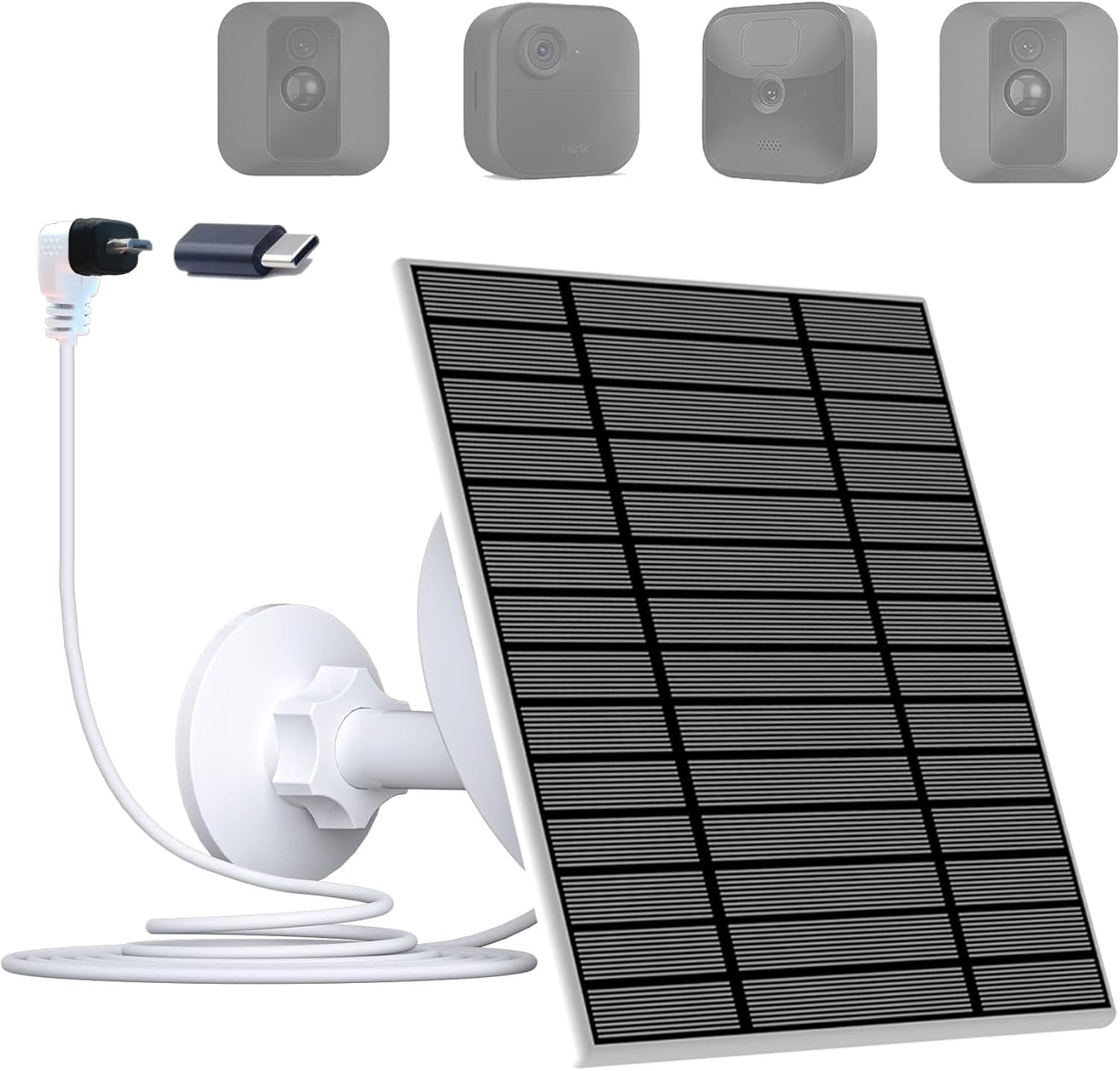 6W Solar Panel with Built-in 5200 mAh Rechargeable Battery, IP66, 13 ...