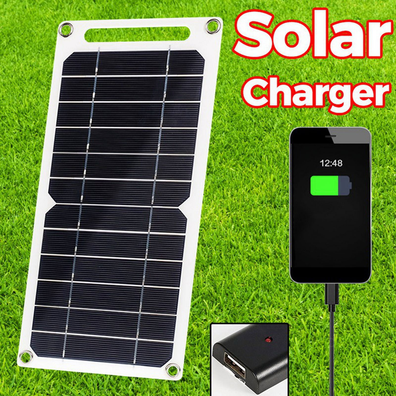 6W Solar Panel USB Cell Outdoor Hike Battery Charger System Kit for ...