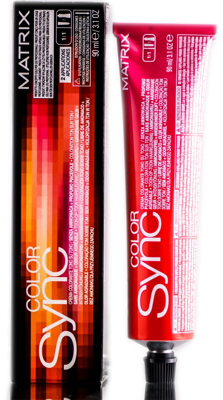 {6WN} Matrix SoColor Color Sync Pre-Bonded Demi-Permanent Haircolor (3 ...