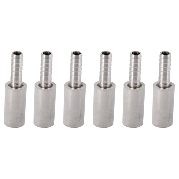 6X 0.5 Diffusion Stone Steel Beer Carbonation Aeration for Kegged Beer ...
