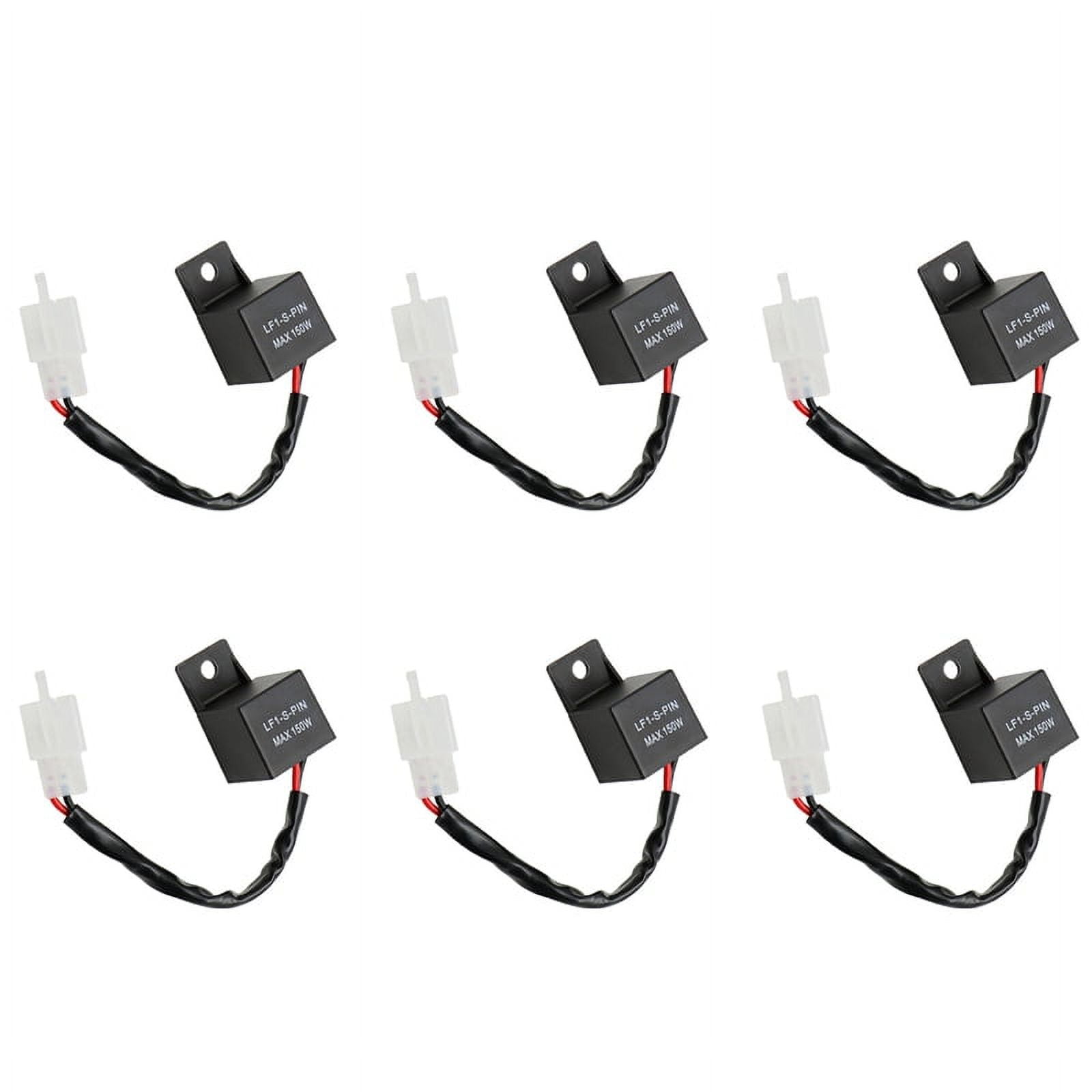 6X 12V LED Relay Indicator Relay Motorcycle Quad Load Indicator LF1-S ...