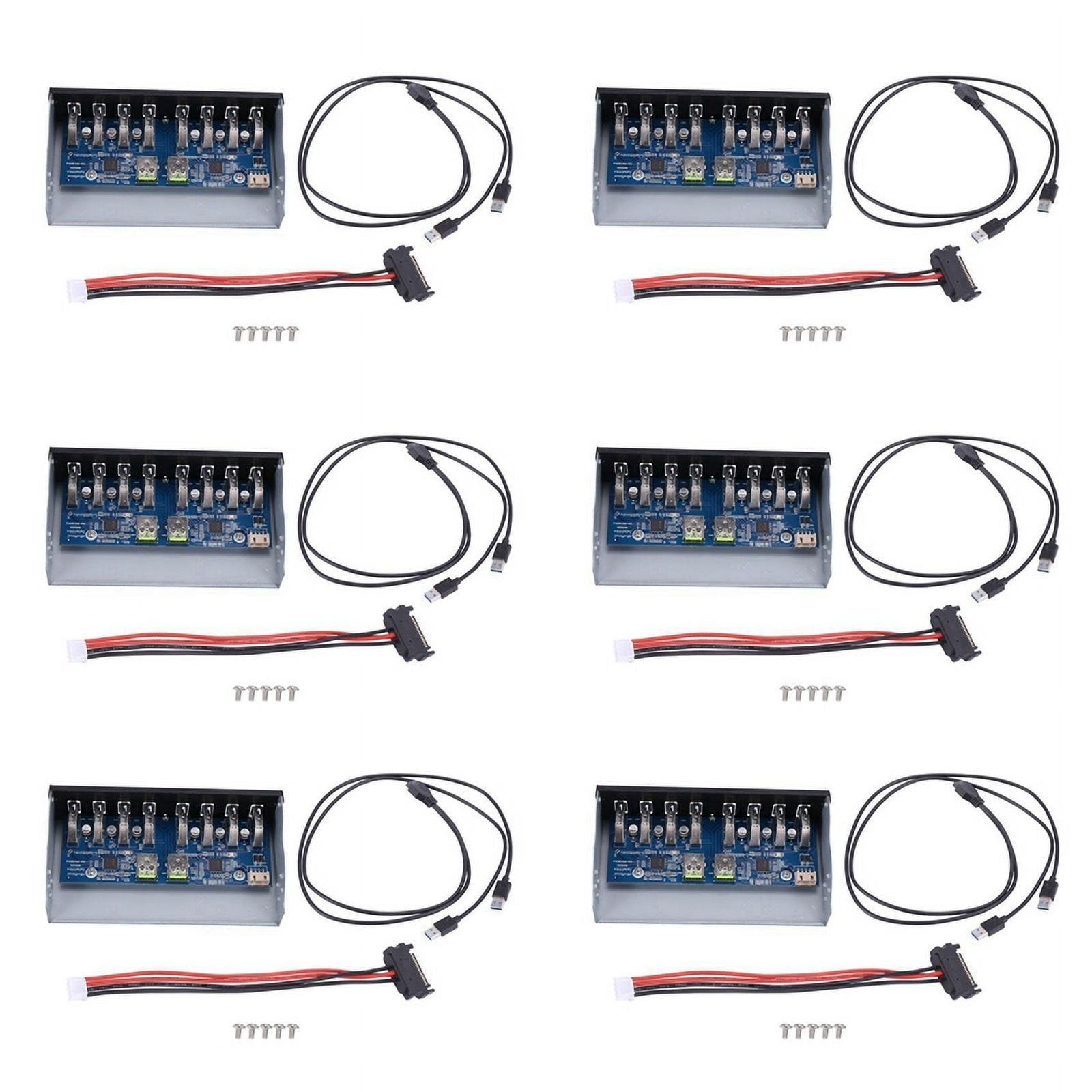 6X 19 Pin to 8 Port USB 3.0 Hub 5.25 Inch CD-Rom Drive Bay CD Rom Front ...