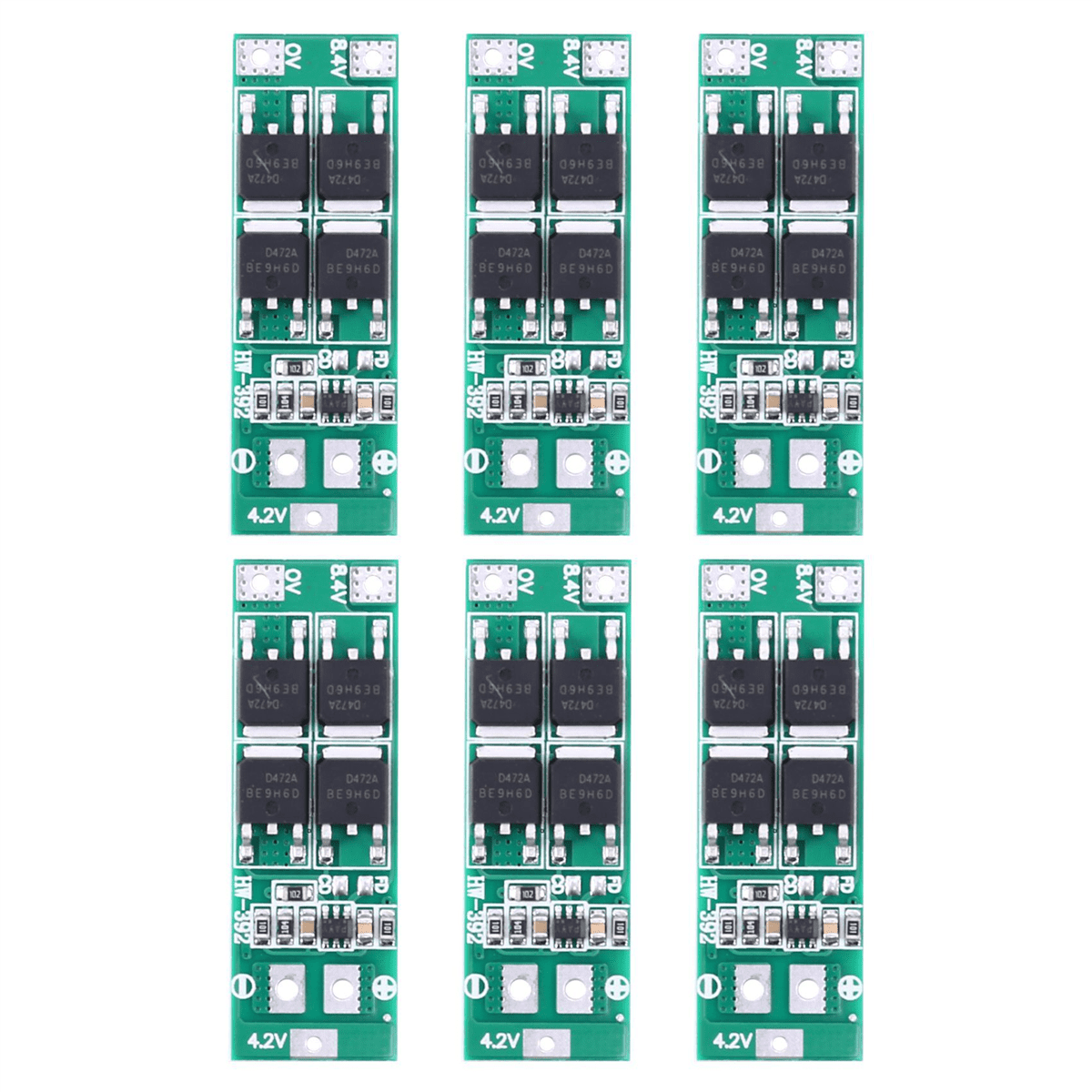 6X 2S 20A 7.4V 8.4V 18650 Lithium Battery Protection Board/ Board ...