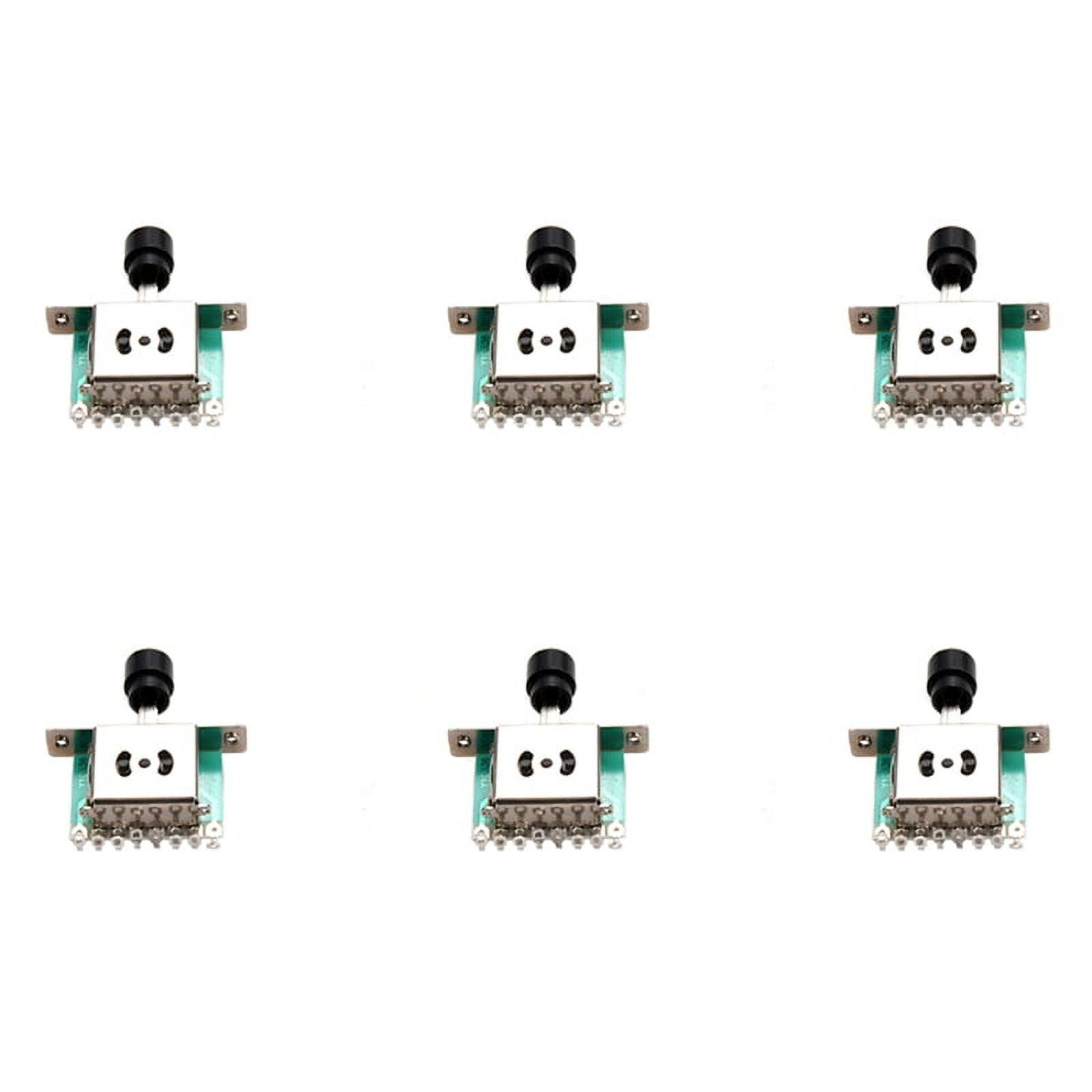 6X 3 Way Selector Switches,Guitar Pickup Toggle Lever Switches for ...