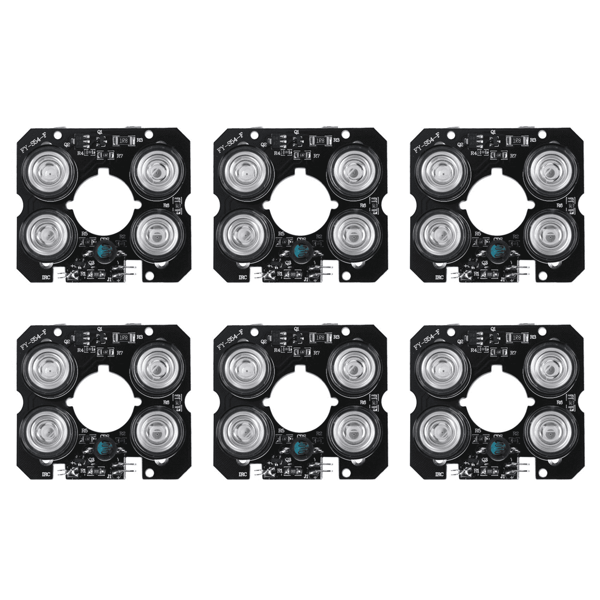6X 4 Array IR Led Spot Light Infrared 4x IR LED Board for CCTV Cameras ...