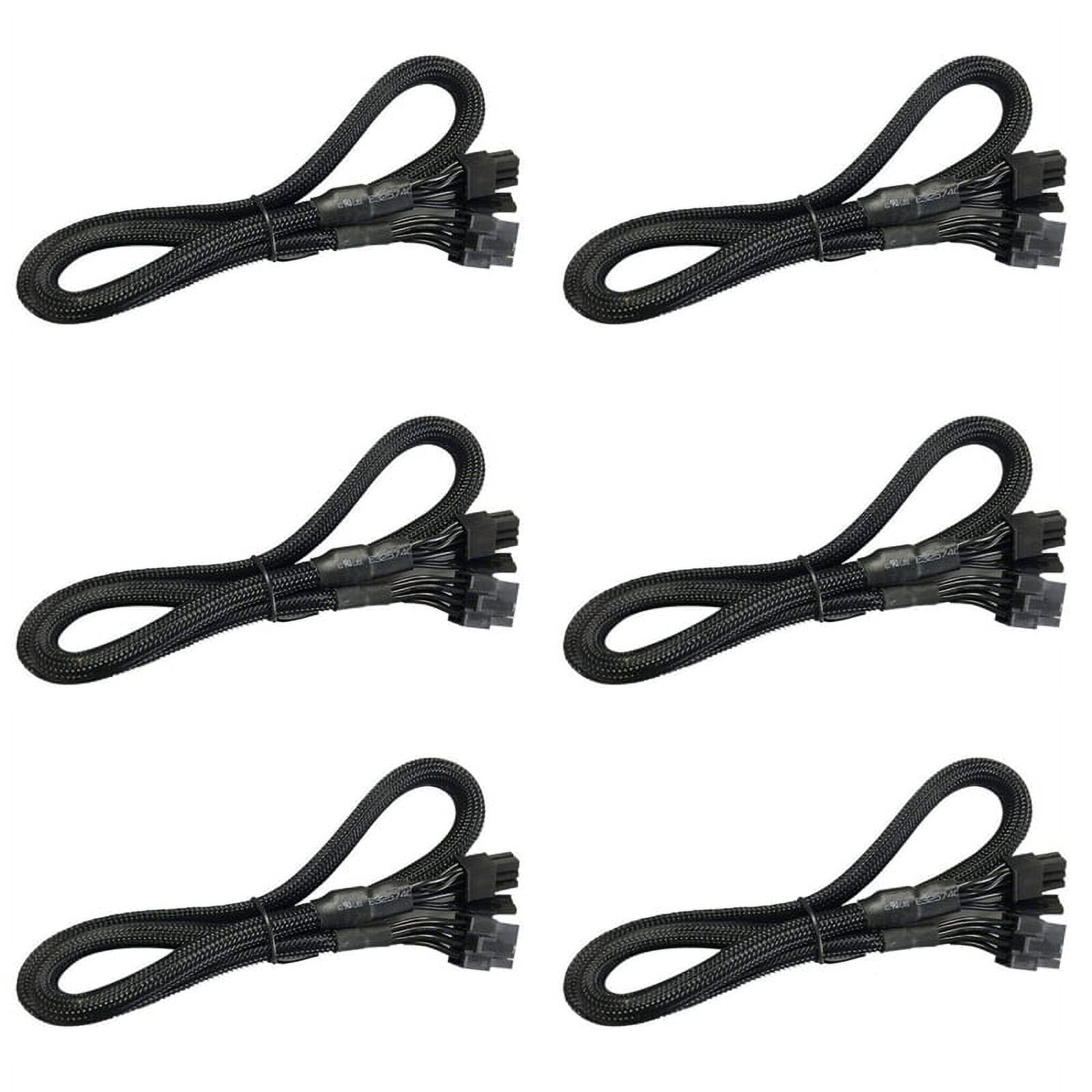 6X 8 PIN to 8 Pin (6+2) PCIE VGA Supply Cable Flex for Supernova 650 ...