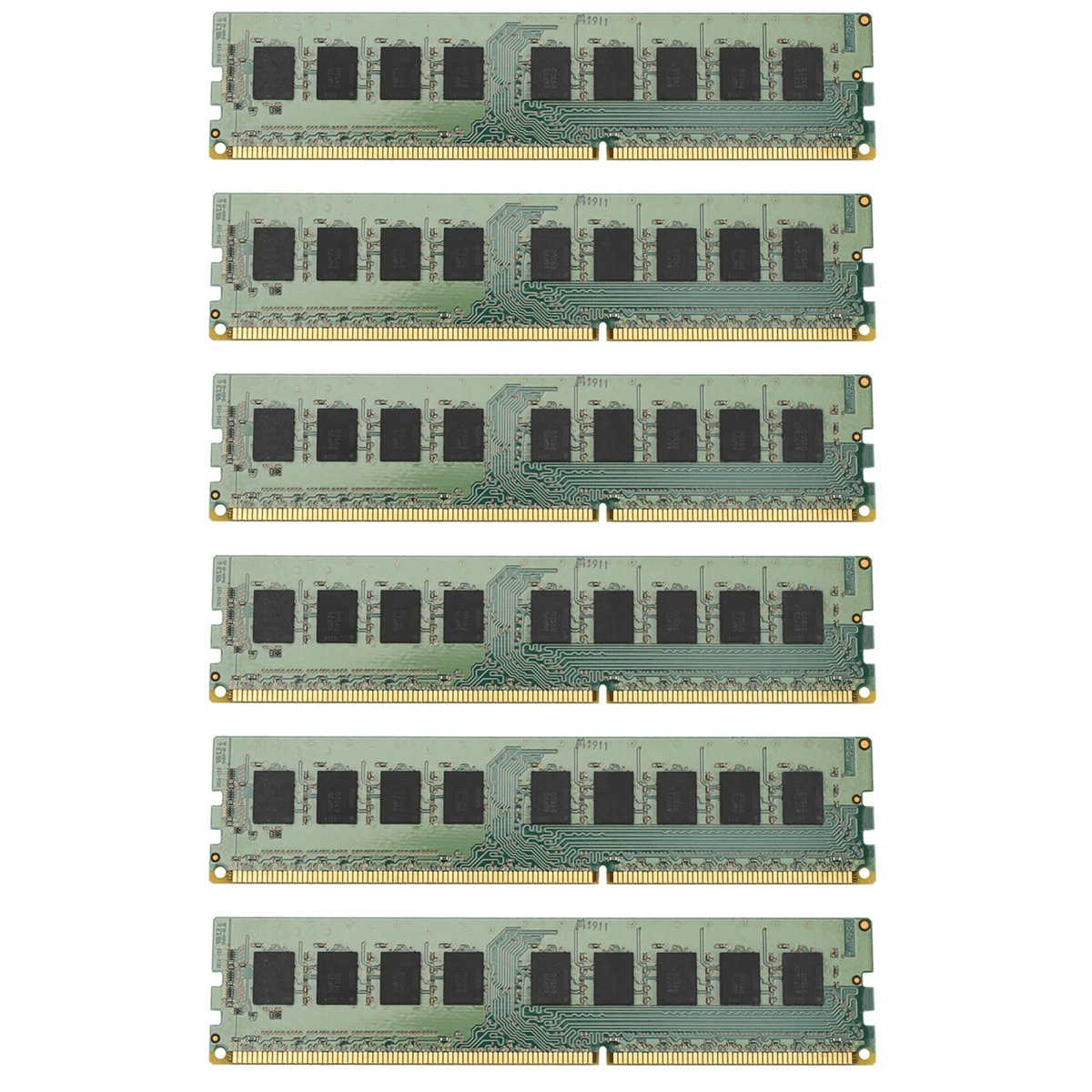 6X 8GB Memory RAM 2RX8 1.35V DDR3 PC3L-12800E 1600MHz 240 Pin ECC ...