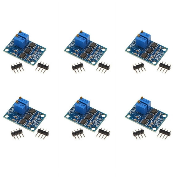 6X AD620 Microvolt MV Voltage Amplifier Signal Booster 3-12V DC ...
