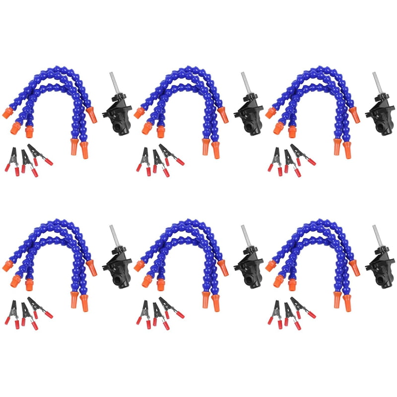 6X Bench Vise Table Clamp Soldering Station with 18pc Flexible Arms ...