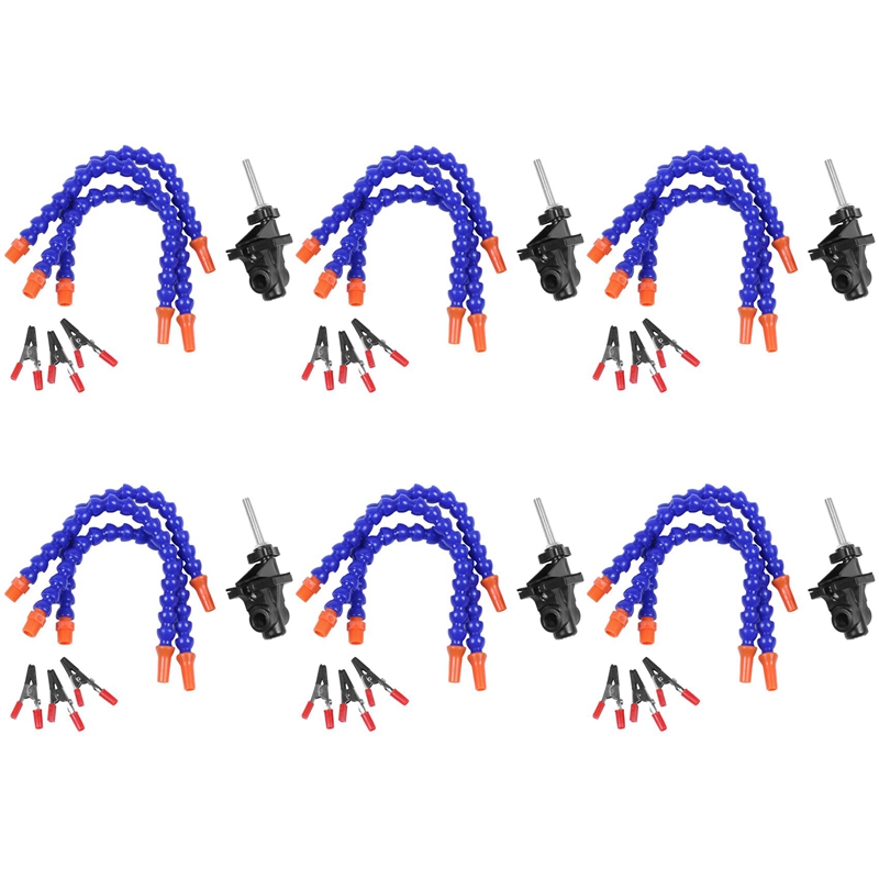 6X Bench Vise Table Clamp Soldering Station with 18pc Flexible Arms ...