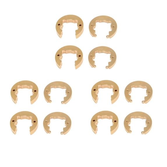 6X Brass Wheel Counterweight Balance Weight for RC AT4 JT4 1/10 RC ...