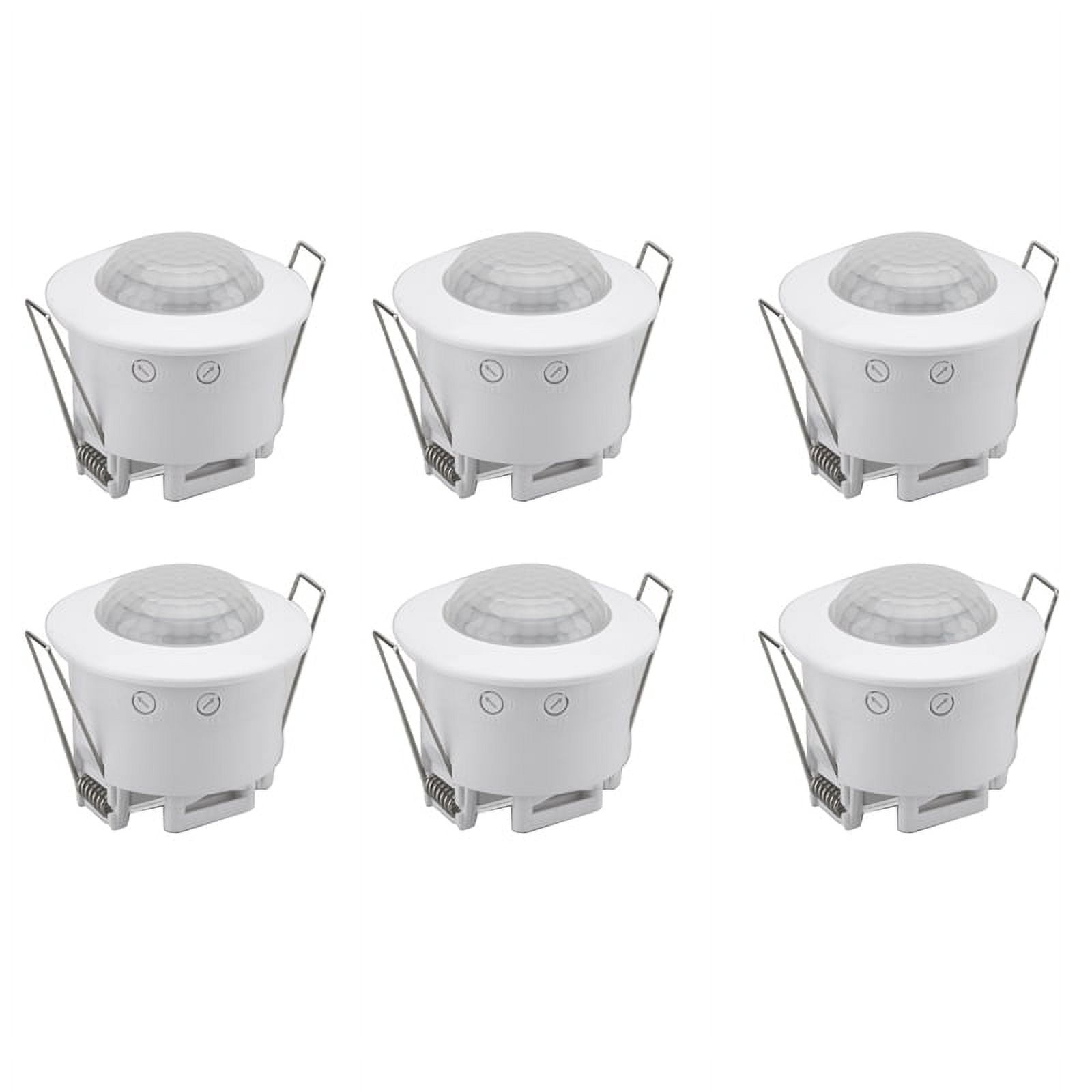 6X Ceiling Recessed PIR Motion Sensor Infrared Adjustable Detector for ...