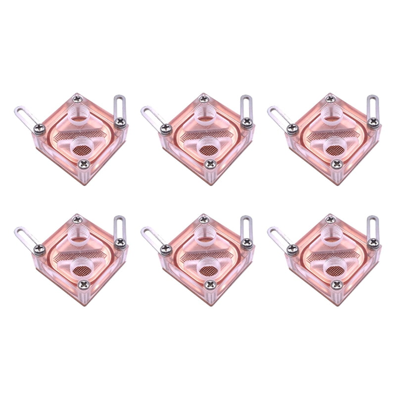 6X Chipset Waterblock Computer Water Cooling Acrylic Transparent ...