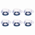 6X Clear 22mm Protective Cover Guard Case for Round Push Button Switch ...