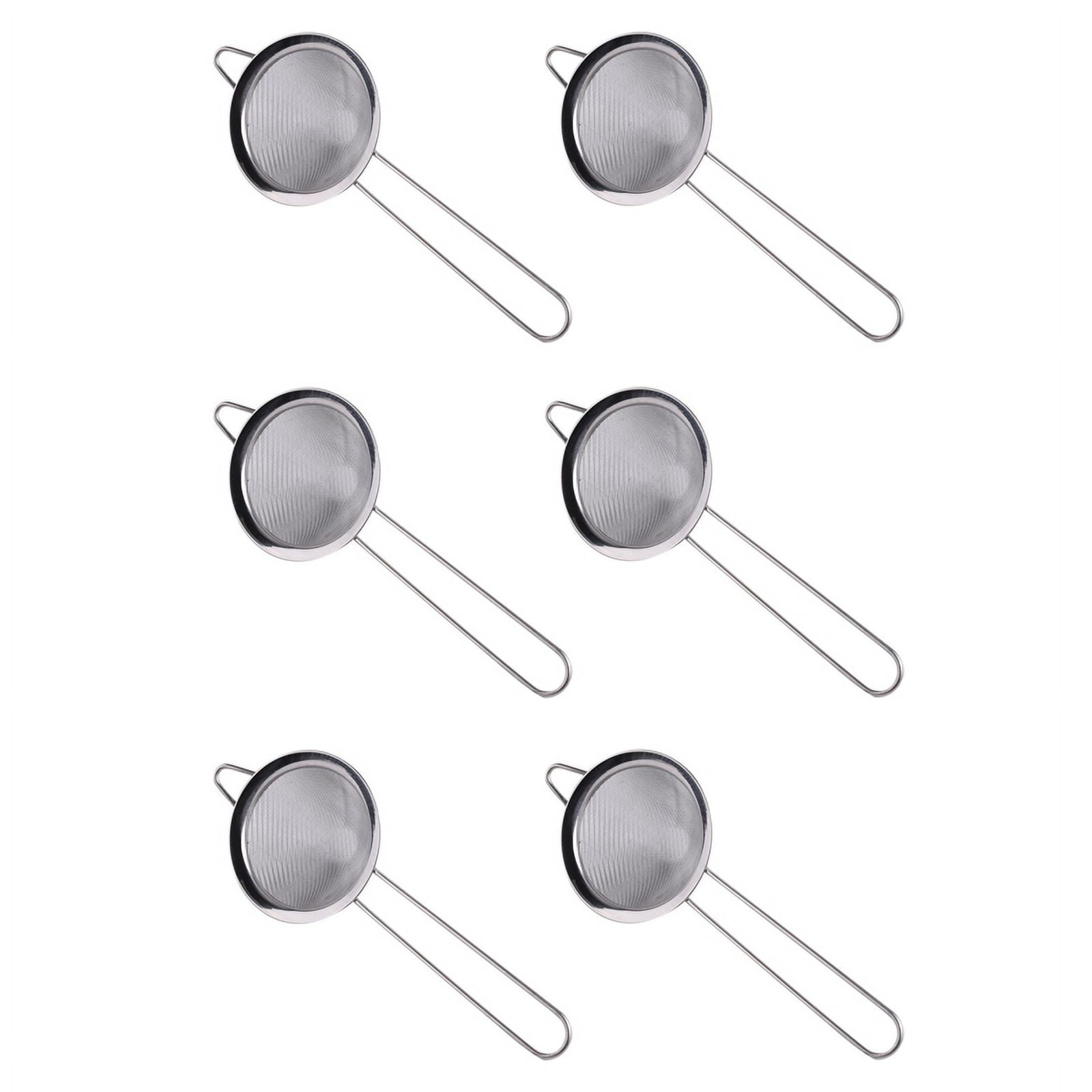 6X Cocktail Fine Strainer Stainless Steel Conical Mesh Strainer ...