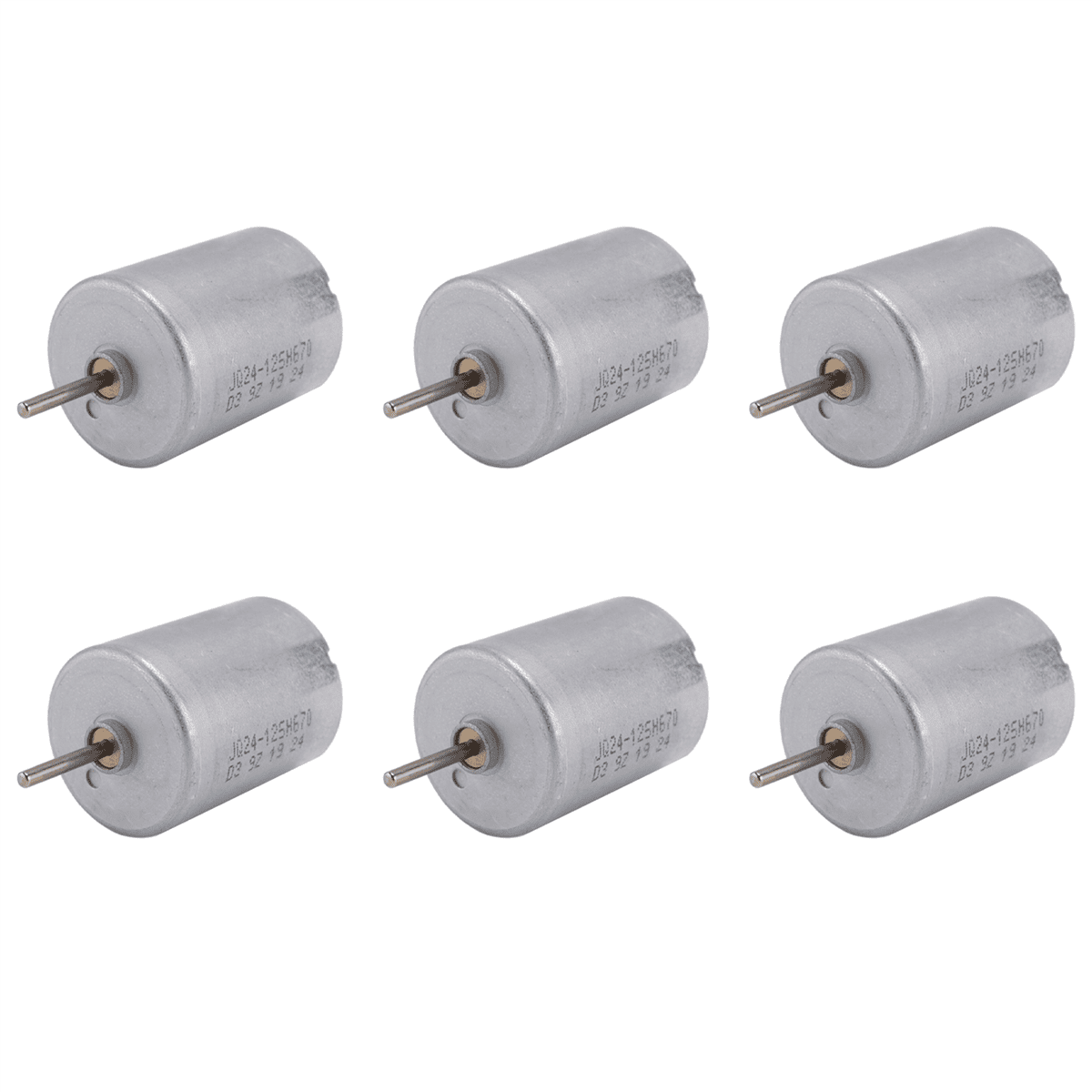 6X DC 9V 6760RPM Rotary Speed 2 Pin 2P Terminals Electric Mini Motor ...