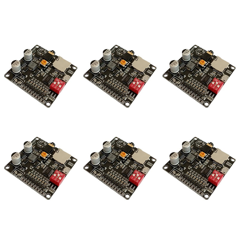 6X DY-HV20T Voice Playback Module 12V/24V Power Supply 10W/20W ...