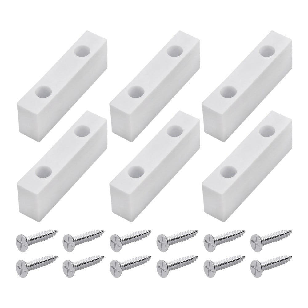 6X Double Hole Sliding Door Lock Block Limiter For Window Positioning ...