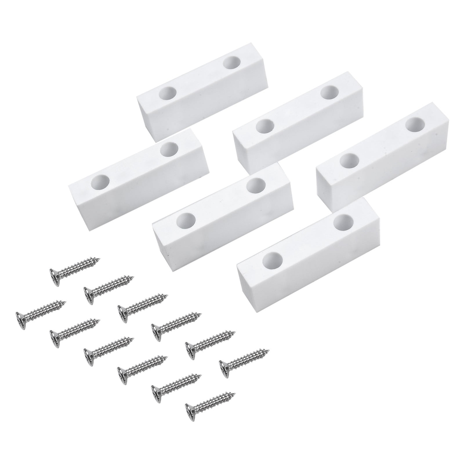 6X Double Hole Sliding Door Lock Block Limiter For Window Positioning ...