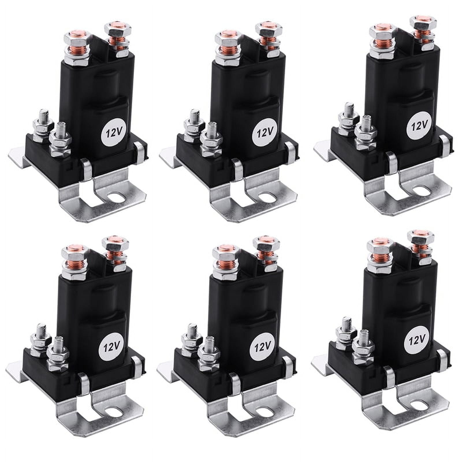 6X Dual Battery Isolator Relay Start On/ 4 Pin 500A 12V for Car Power ...